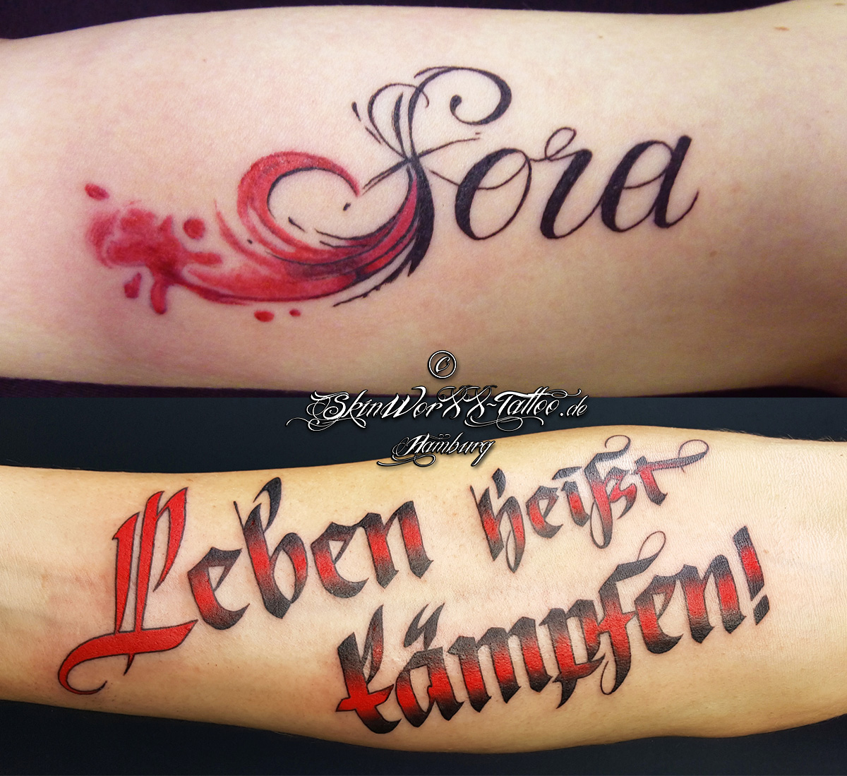 Schriften Tattoo by Annea - Hamburg
